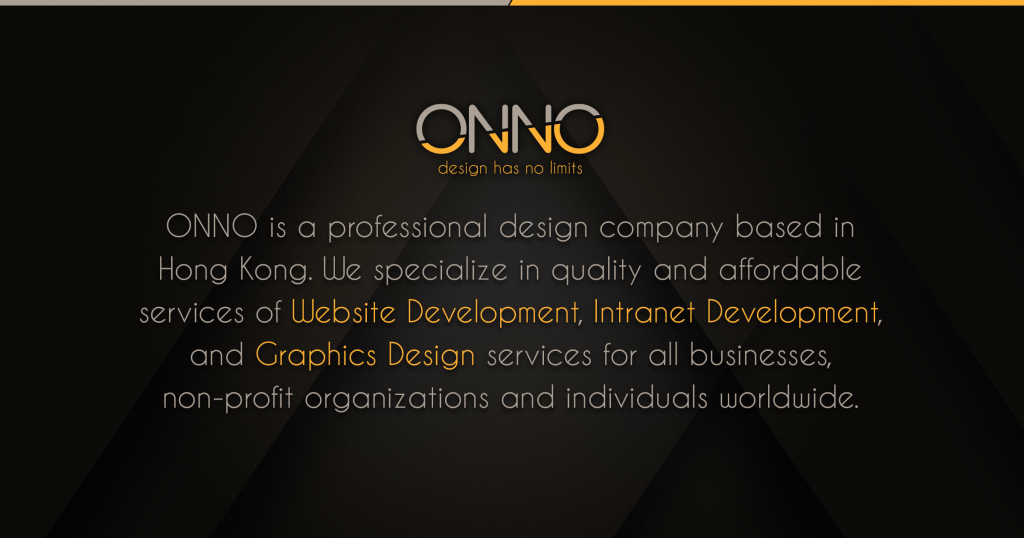 ONNO - Website/Intranet Development, and Graphics Design services